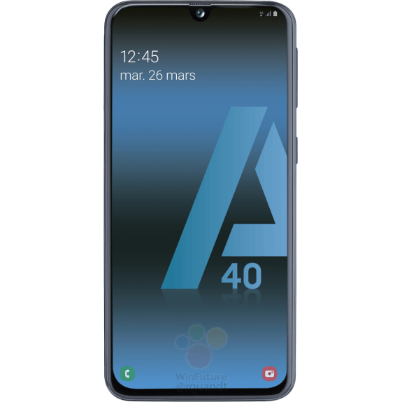 Galaxy A40: novo gama média com câmara dupla por 249 Euros - Leak