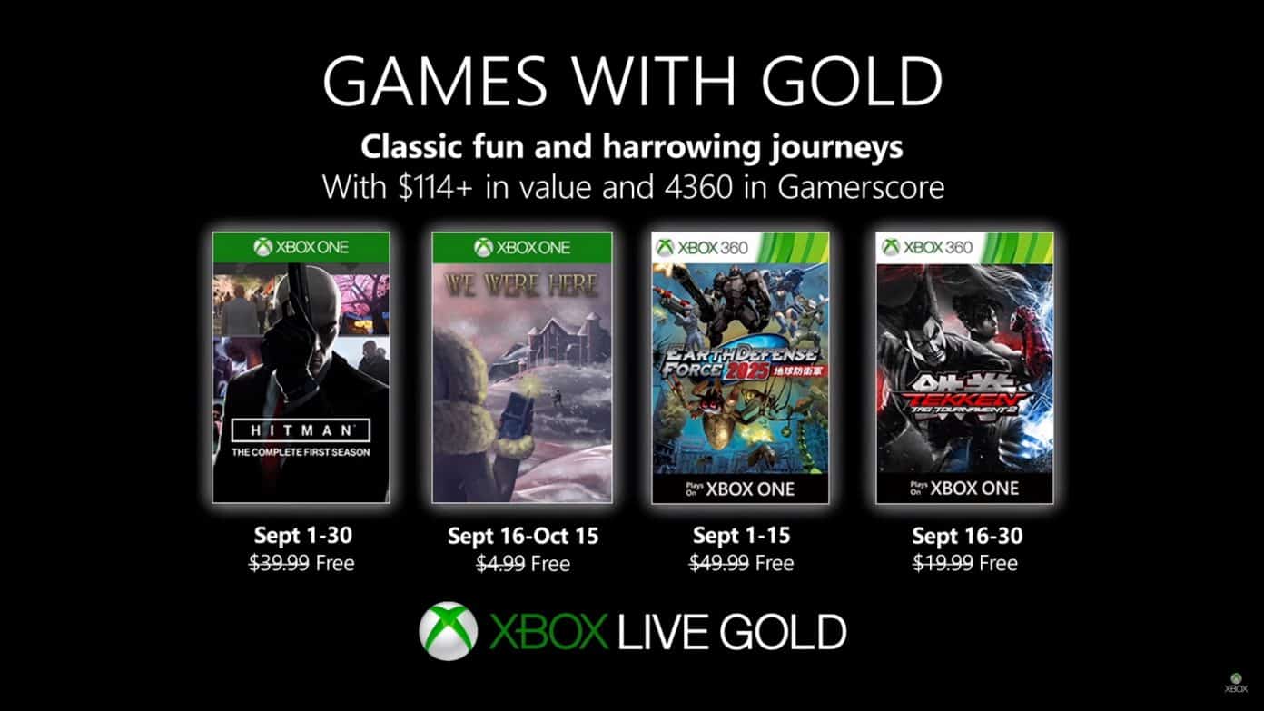 Games with Gold: Microsoft já anunciou os 4 jogos grátis de Setembro ...