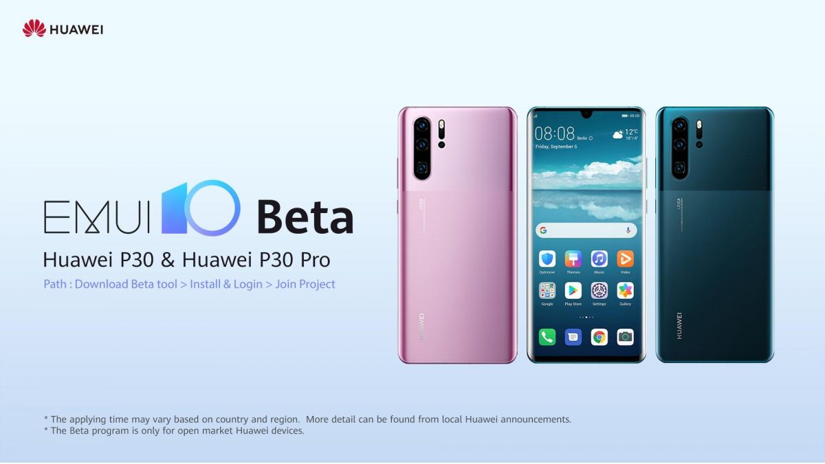 EMUI 10 beta já está a chegar ao Huawei P30 em mais regiões! | Leak