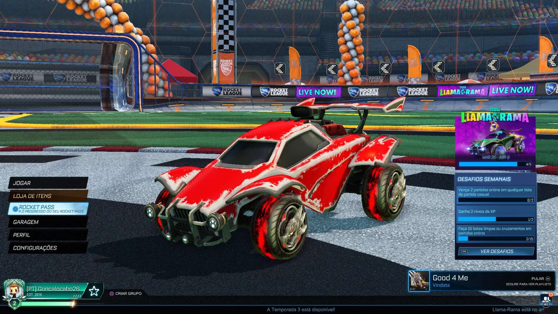 Rocket League Temporada 3 chegou e está muito boa! | Leak