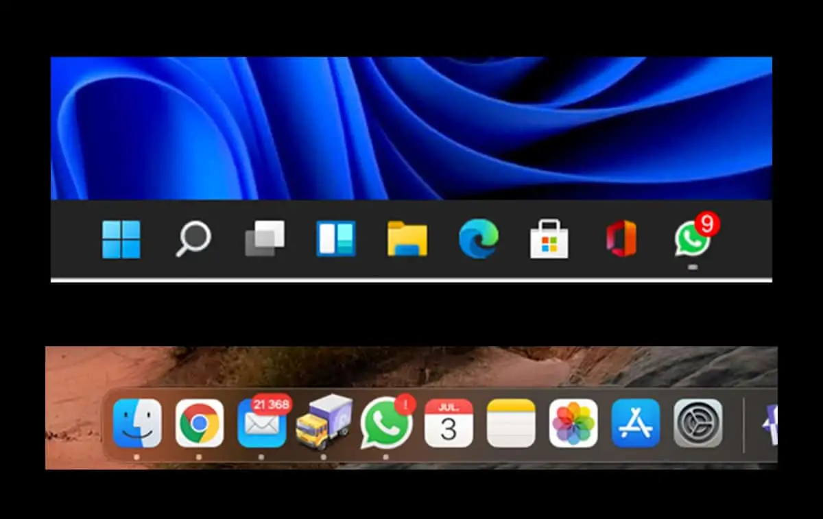 Windows 11: estas são as grandes diferenças na barra de tarefas | Leak Windows 11: estas são as grandes diferenças na barra de tarefas | Leak