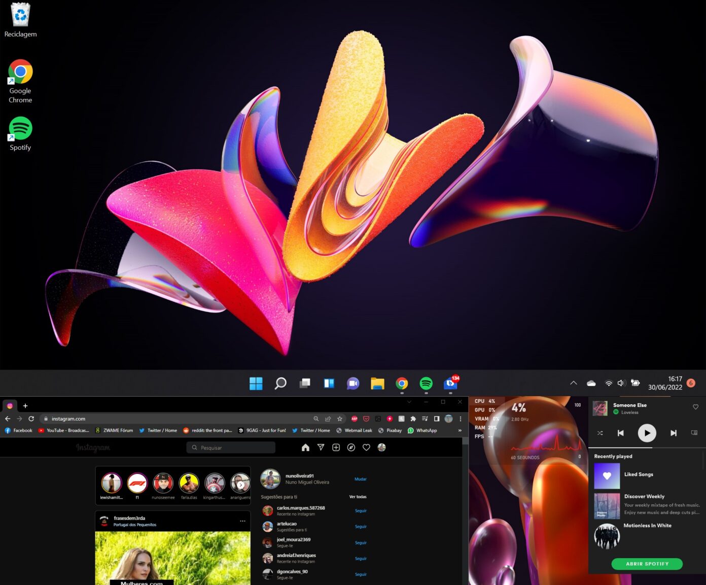 Quer um Widget do Spotify no seu PC Windows? - Leak