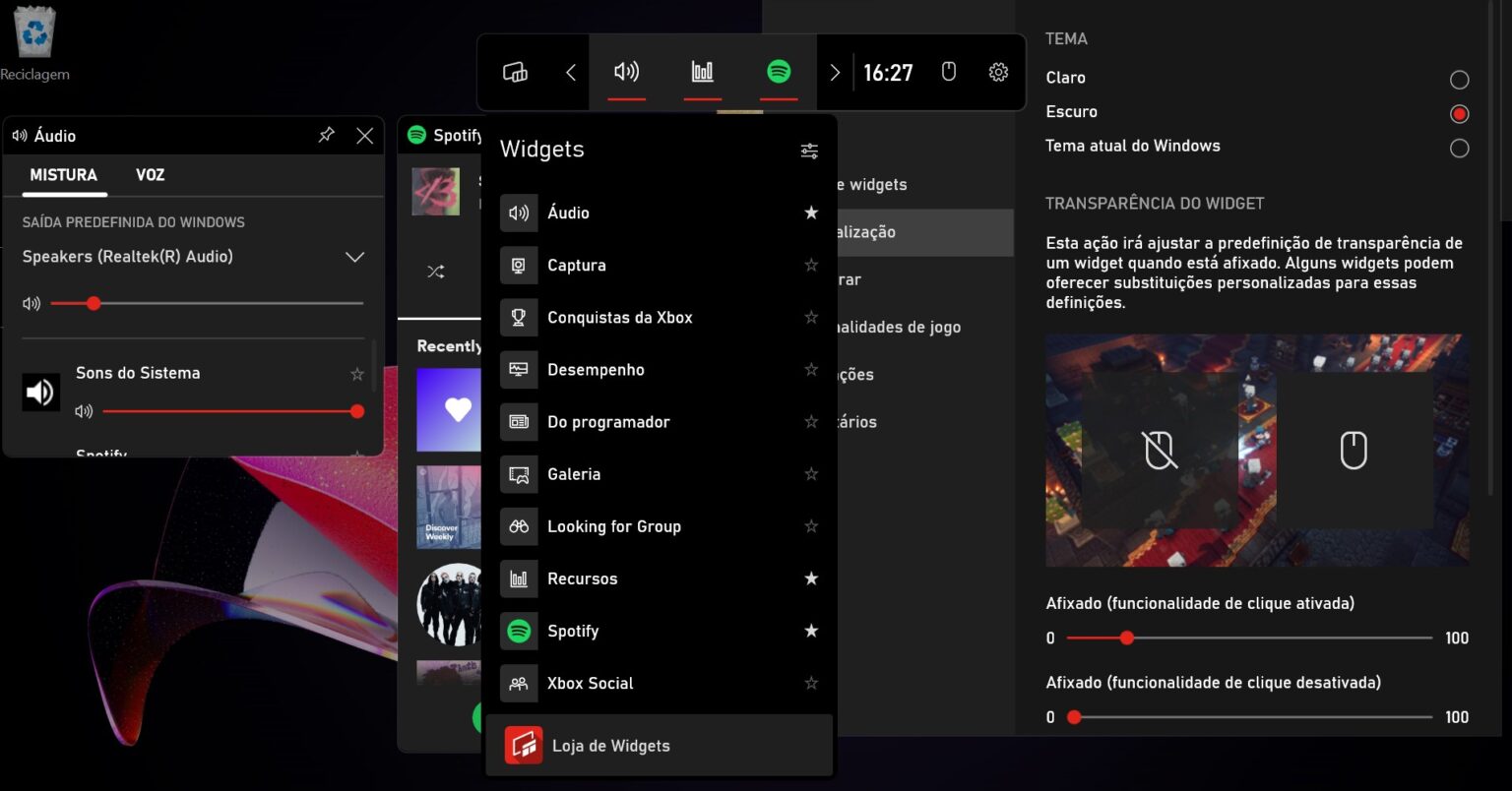 Quer um Widget do Spotify no seu PC Windows? - Leak