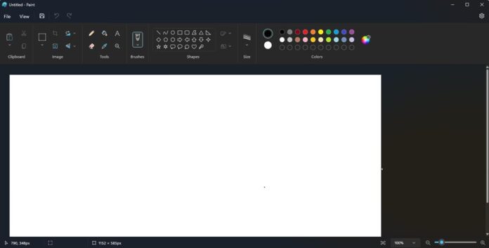 Aplicação Paint para o Windows 11 já tem modo escuro! | Leak