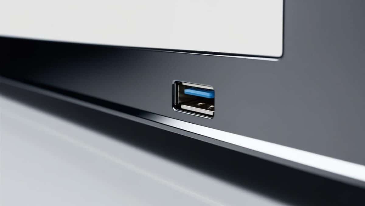 O que significa uma porta USB roxa que é muito menos comum? | Leak