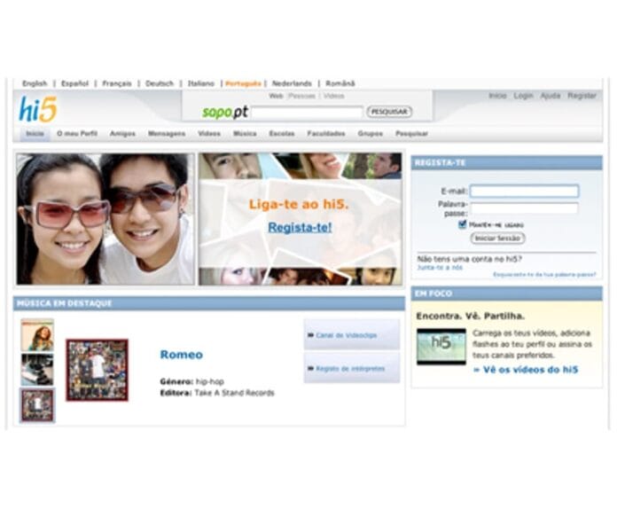 Hi5: Ainda se lembra da antiga rede social mais popular? - Leak