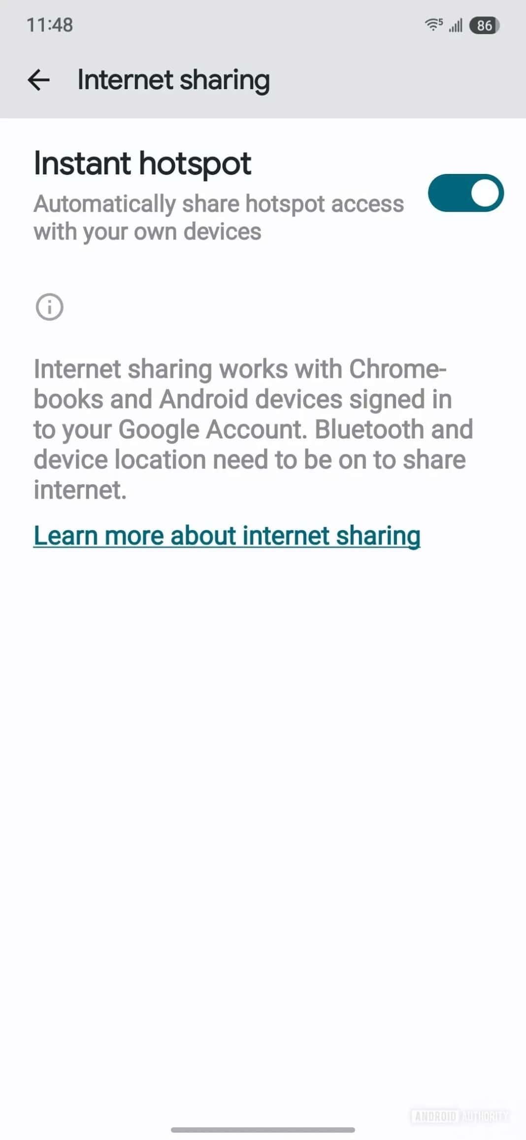 Galaxy S25 é o único Samsung a suportar o Instant Hotspot | Leak